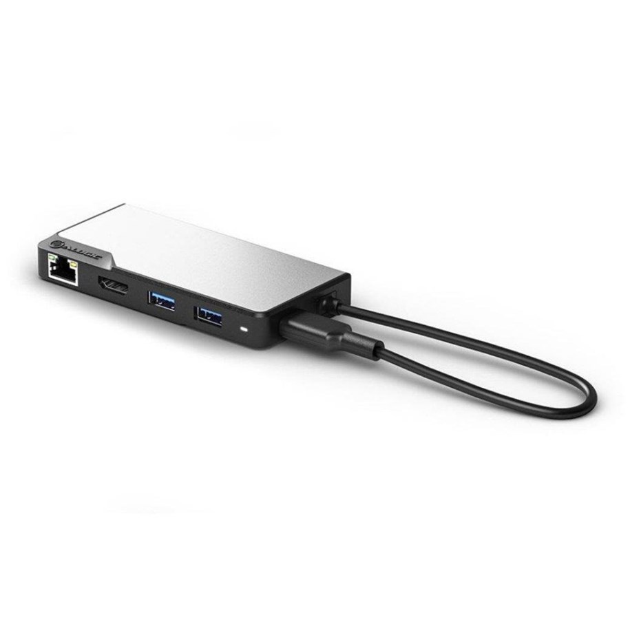 ALOGIC USB-C Fusion ALPHA V2 5-in-1 Hub HDMI USB Ethernet & PD – Space Grey