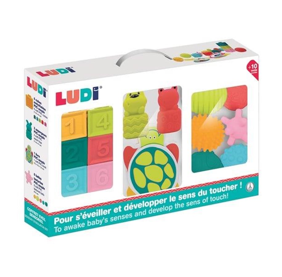 LUDI Baby Sensory awakening set LUDI 30054 legetøj til læring | Billig