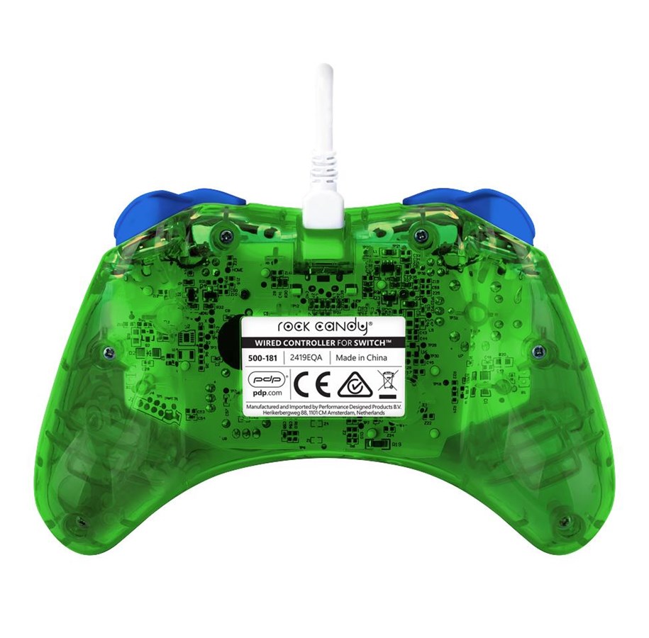 PDP Rock Candy Wired Controller - Luigi - Controller - Nintendo Switch