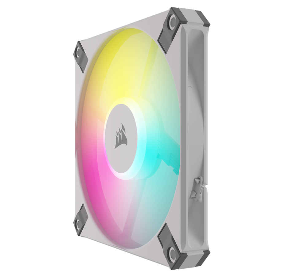 Corsair AF120 RGB Slim Twin Pack - White - Kabinet køler - 120 mm ...