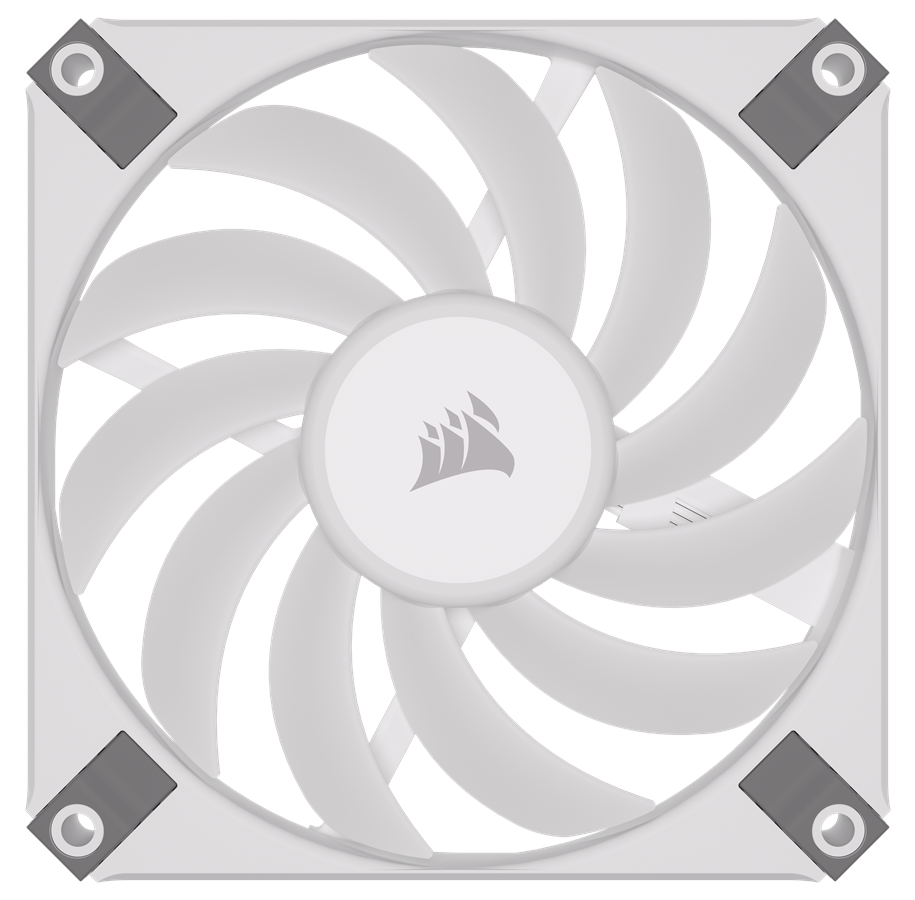 Corsair AF120 RGB Slim Twin Pack - White - Kabinet køler - 120 mm ...