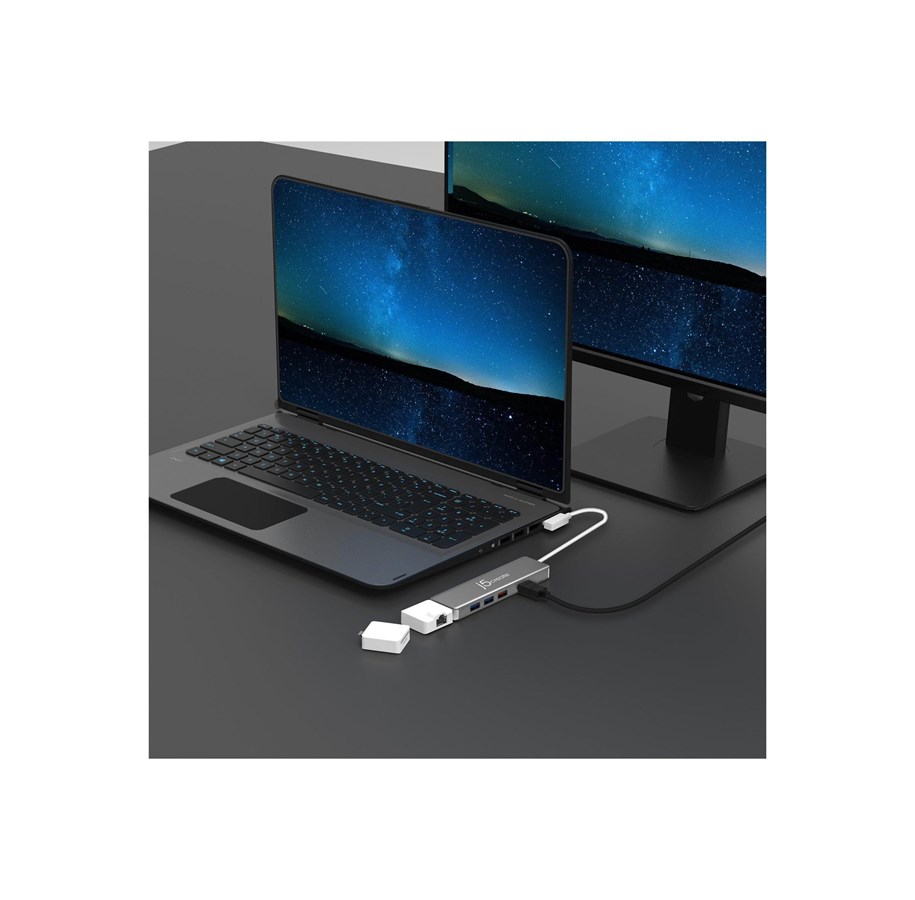 j5create USB-C Modular Multi-Adapter (Includes 2 Kits) | På lager