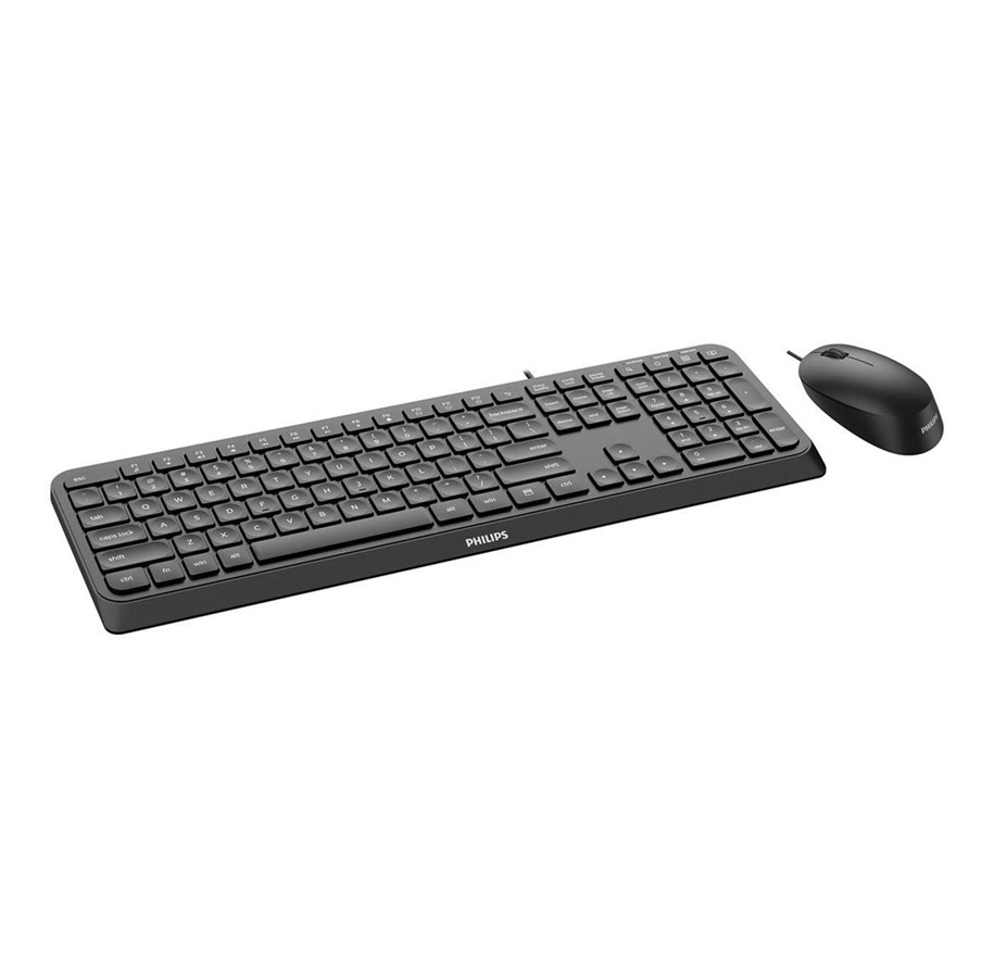 Philips SPT6207B - keyboard and mouse set - QWERTY - Tastatur & Mus sæt ...
