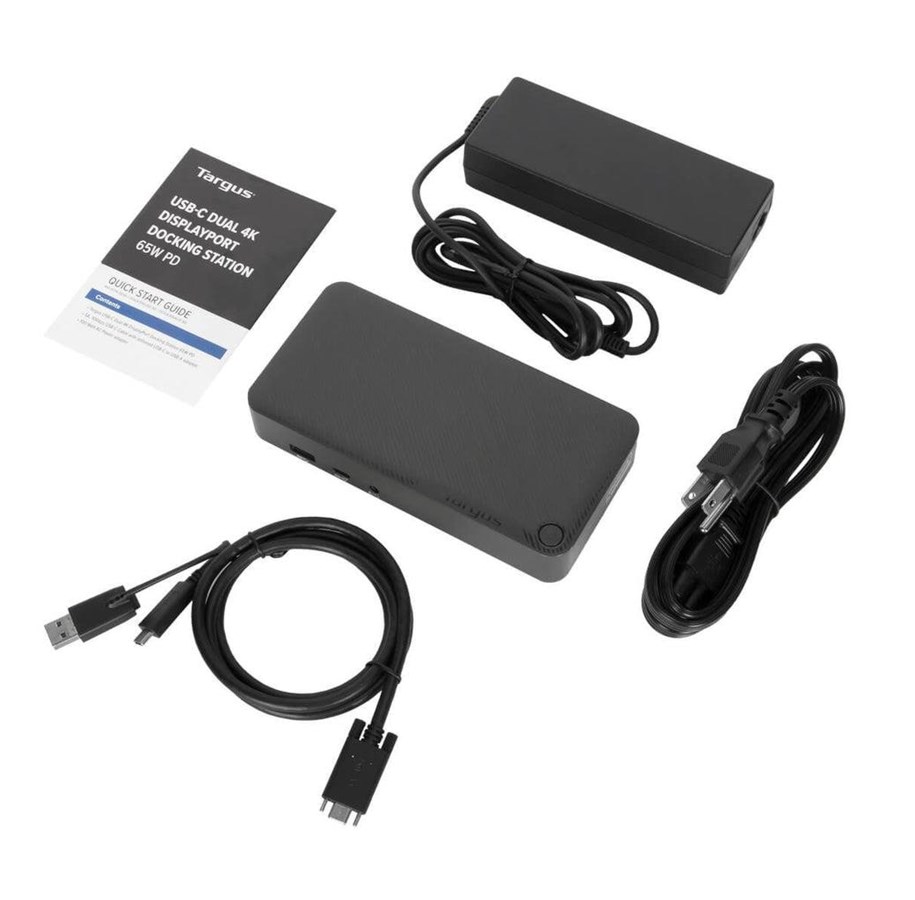 Targus Universal USB-C DV4K DP Docking Station with 65W Power Delivery