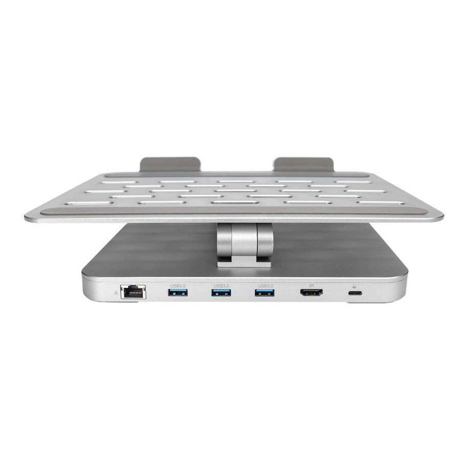 DIGITUS DA-90429 - docking station + notebook/tablet stand - USB-C 3.1 ...