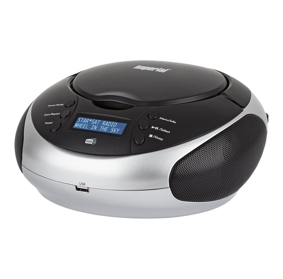 Imperial DABMAN PBB 2 - MP3-Afspiller Boombox, sort | Billig