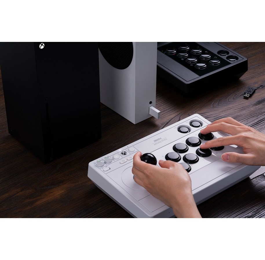 8BitDo Arcade Stick Xbox & PC White - Wireless Arcade stick - Microsoft ...