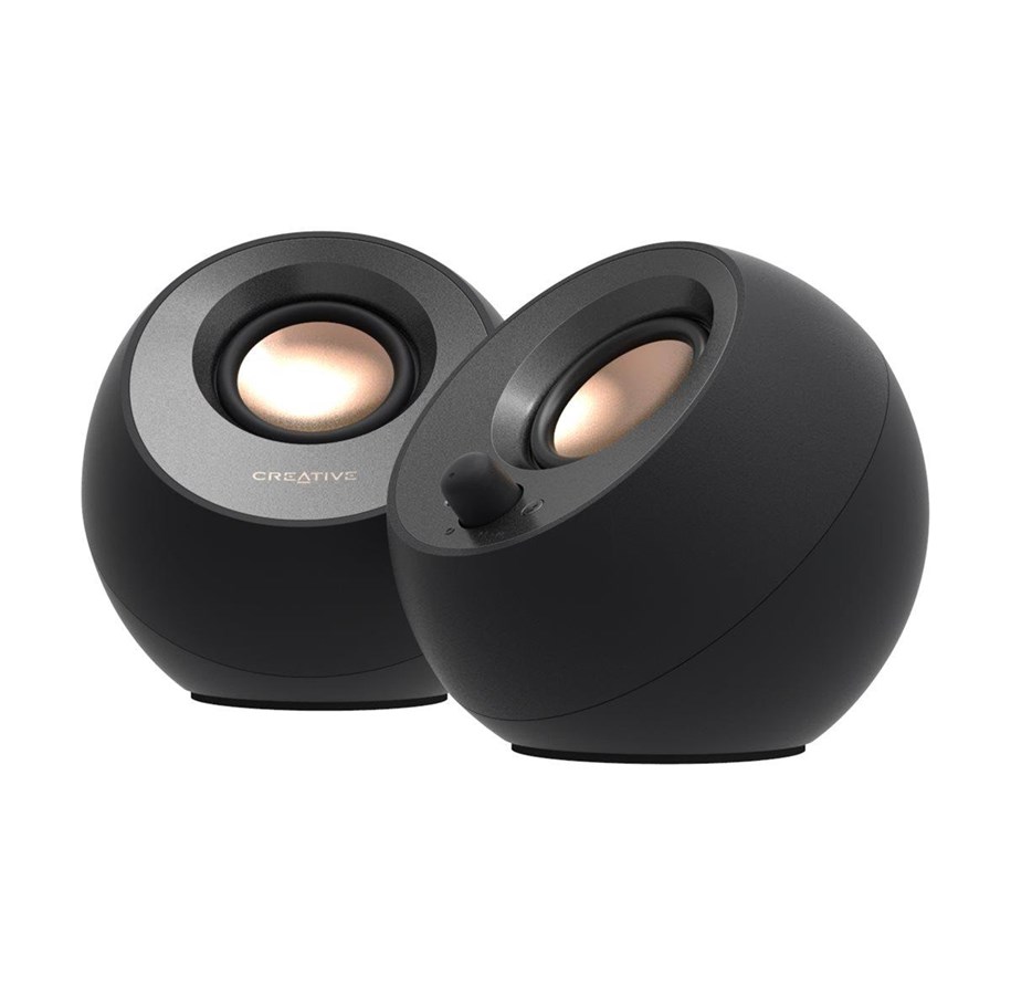 Creative Pebble V3 - Black - Bluetooth - 2.0 Kanal - Sort | På lager