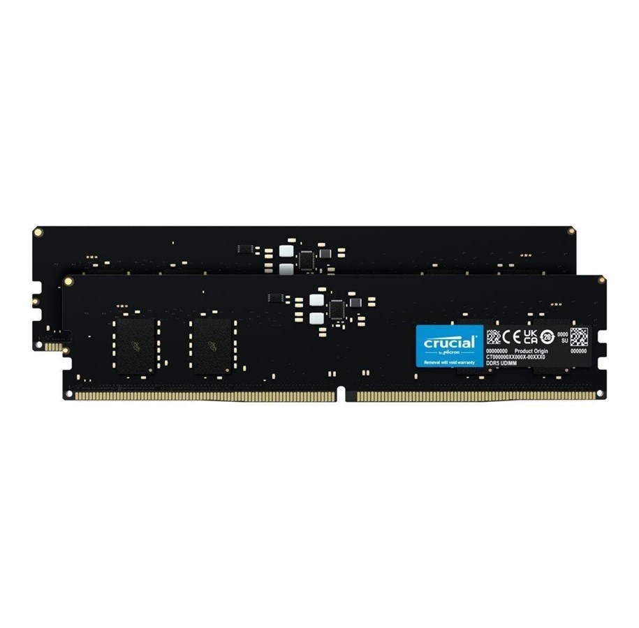 Crucial UDIMM DDR5-5600 - 16GB - CL46 - Dual Channel (2 pcs) - AMD EXPO ...