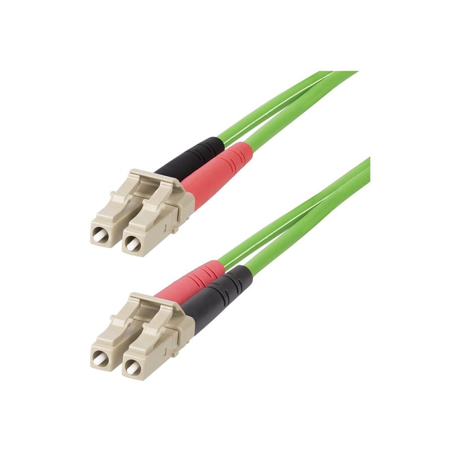 StarTech.com 3m (10ft) LC to LC (UPC) OM5 Multimode Fiber Optic Cable ...