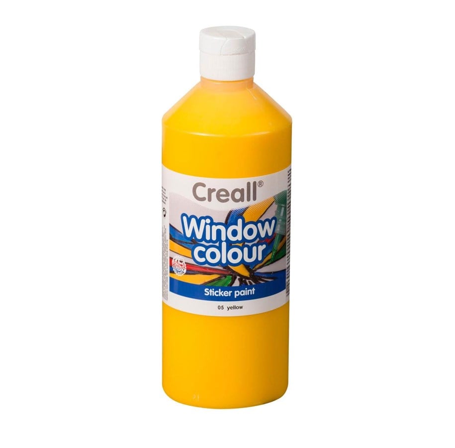 Creall Window Paint Yellow 500ml | Billig