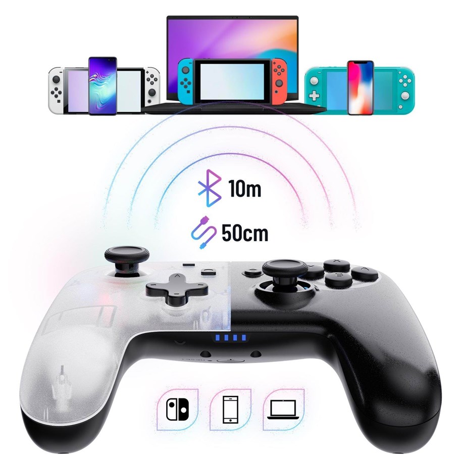 Oniverse White Star - Wireless Controller - Nintendo Switch | Billig
