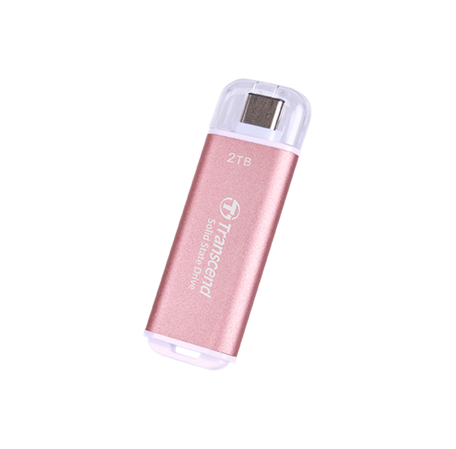 Transcend ESD300 Portable SSD - Pink - 512GB | Billig