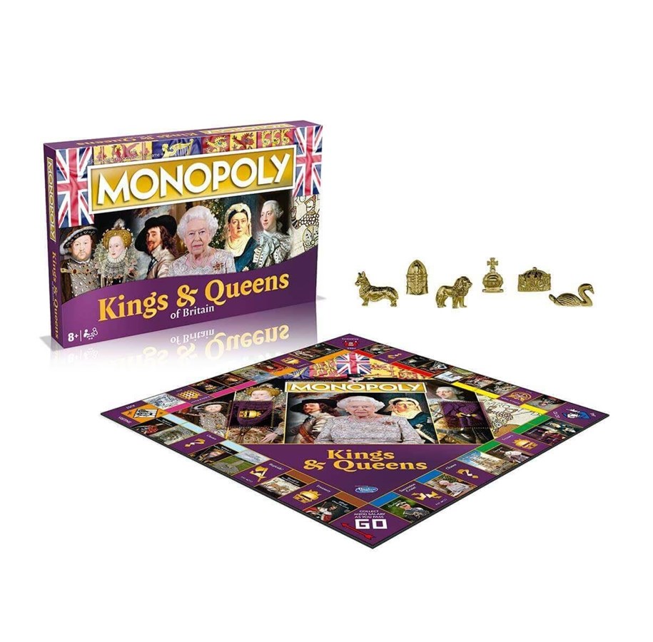 Winning Moves Monopoly Kings and Queens (English) | Billig
