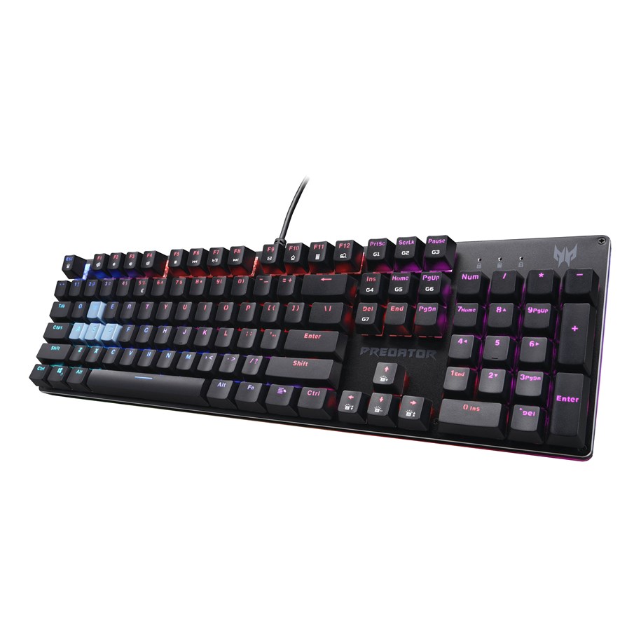 Acer Predator Aethon 303 - Gaming Tastatur - US International - Sort