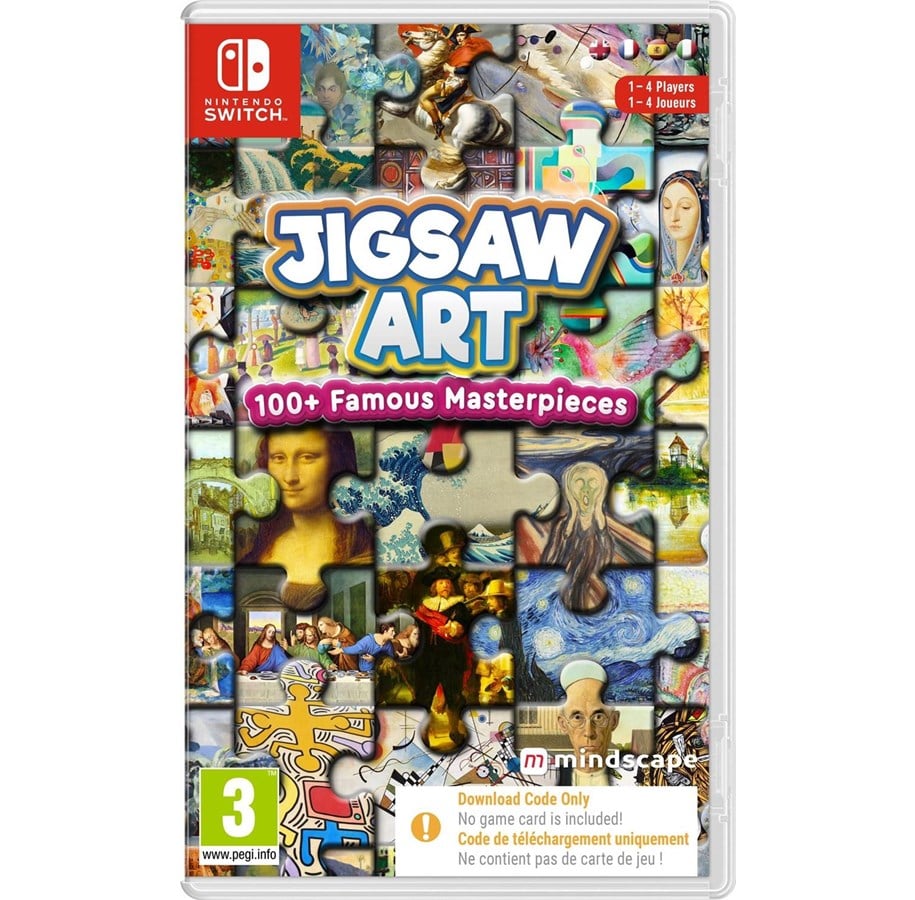 Jigsaw Art: 100+ Famous Masterpieces (Code in a Box) - Nintendo Switch ...
