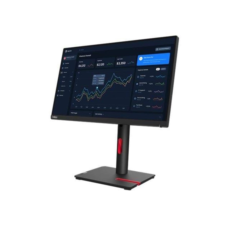 23" Lenovo ThinkVision T23i-30 - 1920x1080 - IPS - USB HUB - 4 ms - Skærm