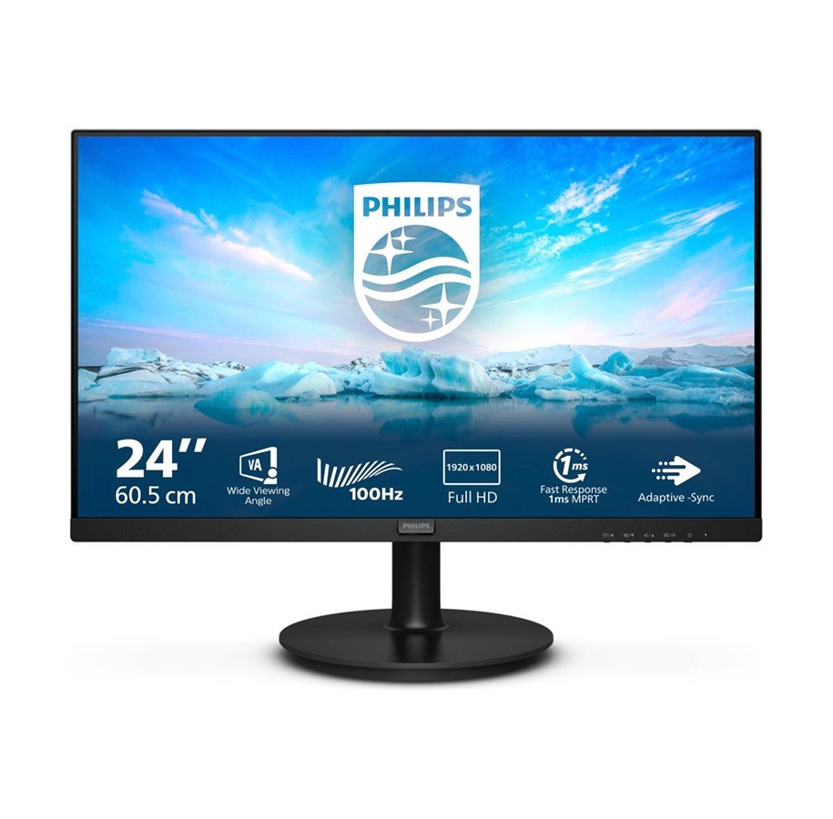24" Philips V-line 241V8LAB - LED monitor - Full HD (1080p) - 24" - 4 ...