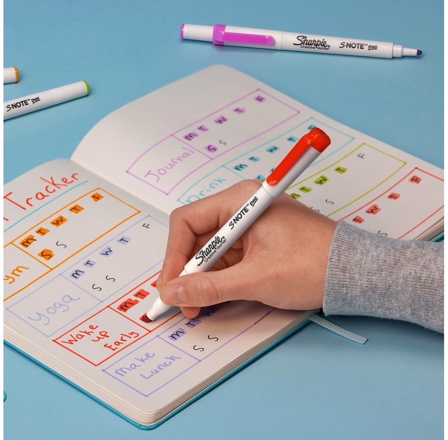 Sharpie S-Note Duo overstregningstuscher | Kreative markører med to ...
