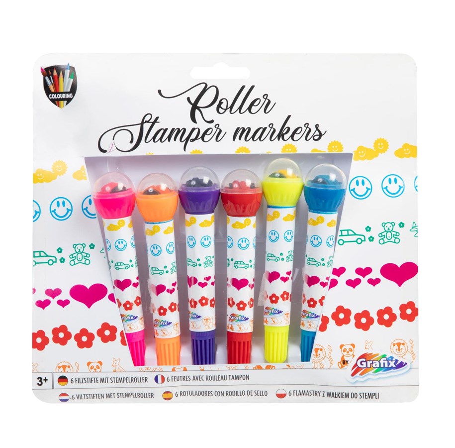 Creative Craft Group Roll of Stamp Markers 6 pcs. | Billig