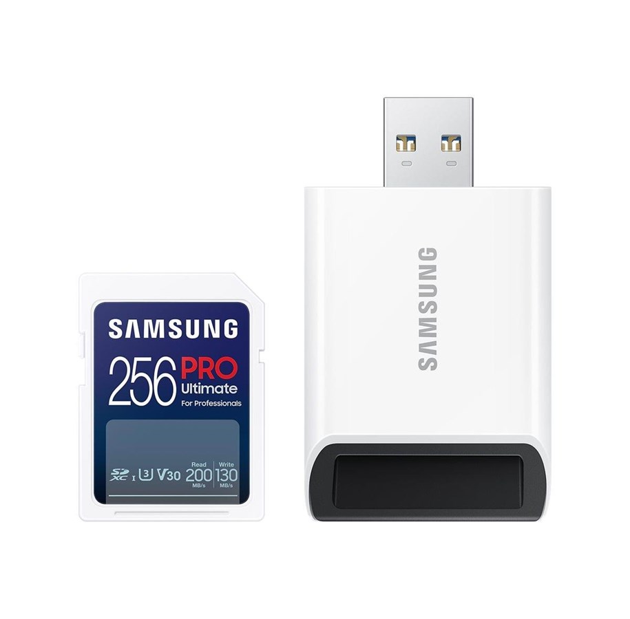 Samsung PRO Ultimate SD + Reader - 200MB/s - 256GB | Billig