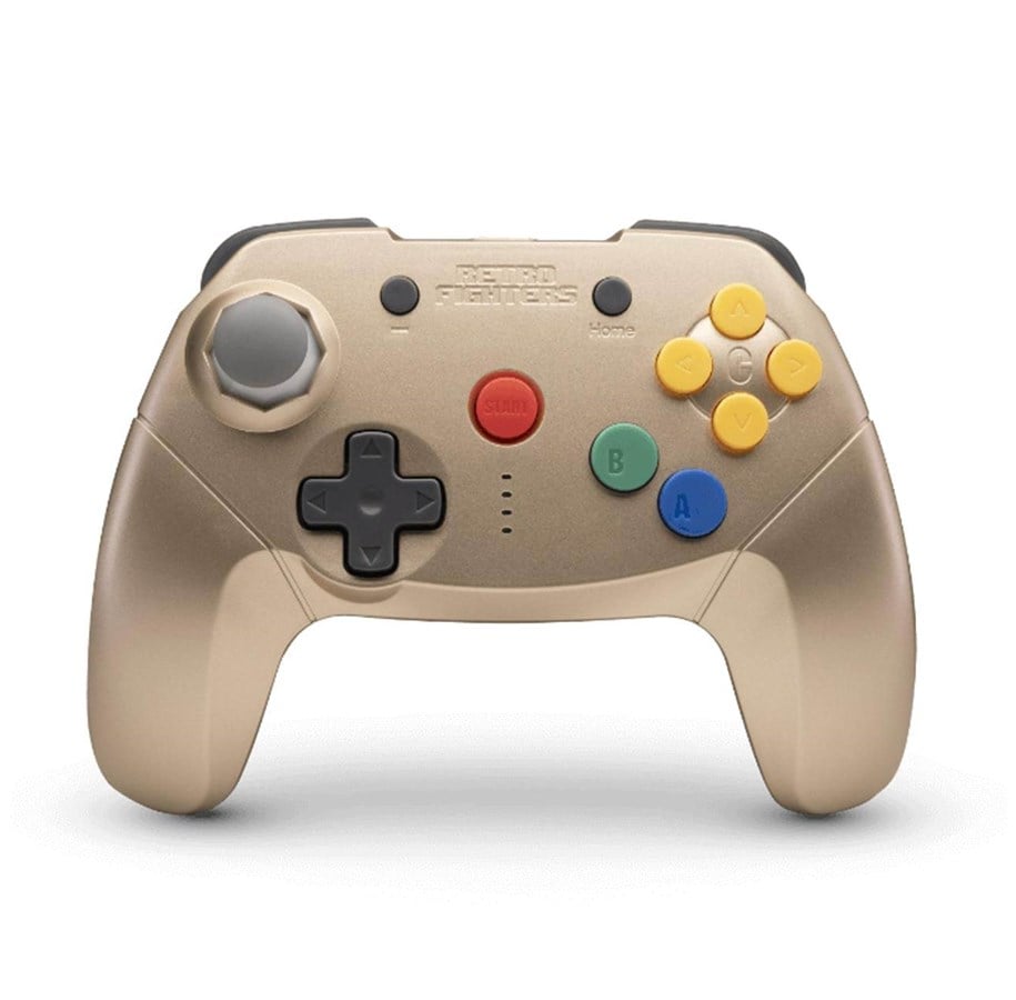Retro Fighters Brawler64 Bluetooth NSO Edition - Gold - Wireless ...