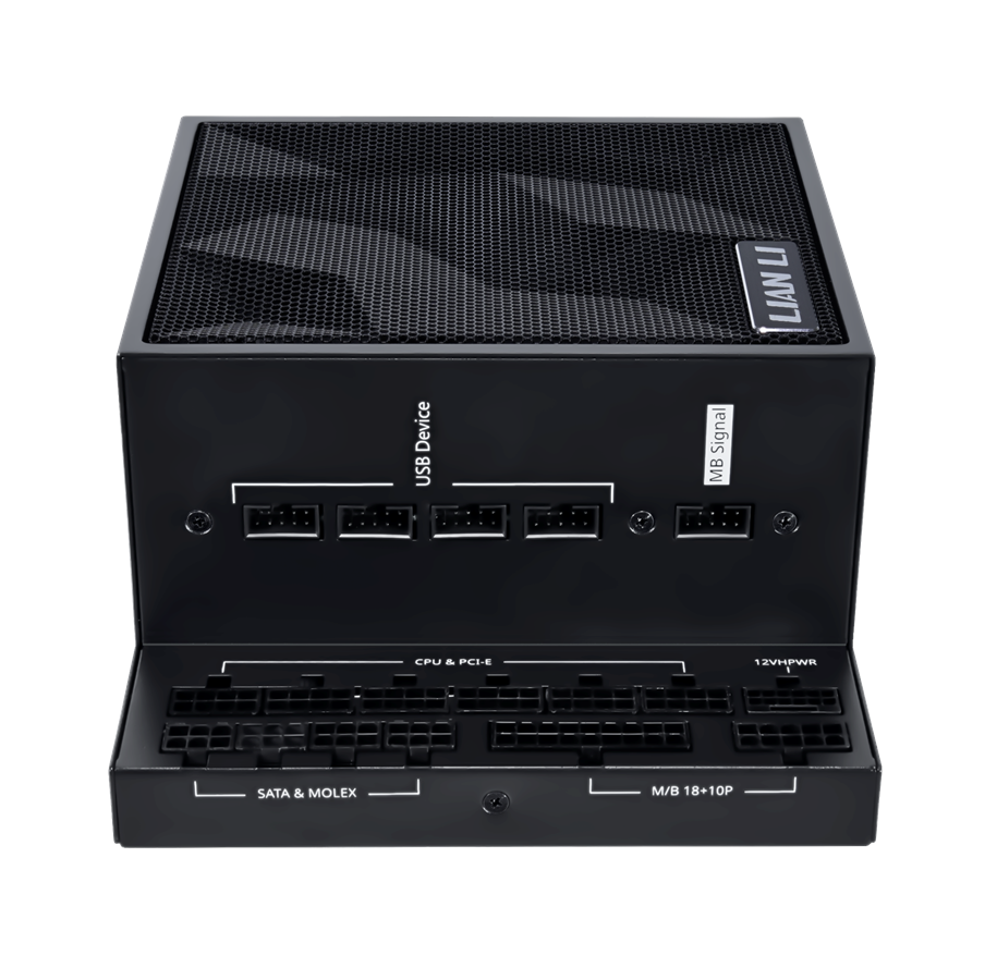 Lian Li EDGE 1300 BLACK Strømforsyning - 1300 Watt - 120 mm - ATX 3.1 ...