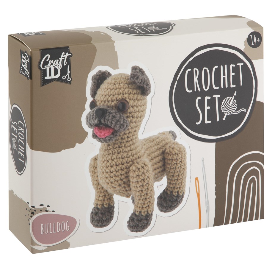 Creative Craft Group Craft ID - Crochet kit - Bulldog (CR1714)