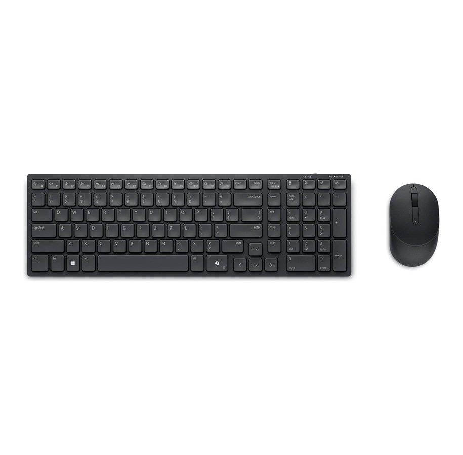 Dell Silent Keyboard and Mouse KM555 - keyboard and mouse set - QWERTY ...