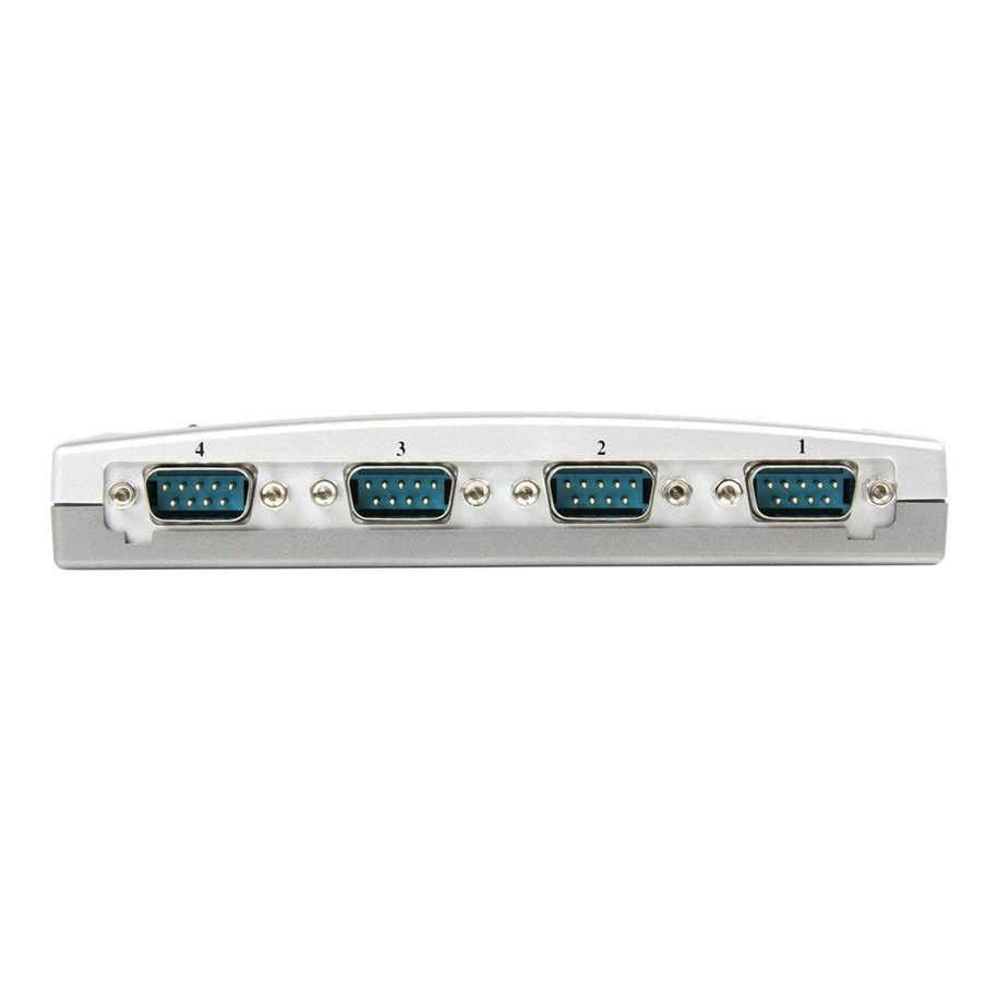 StarTech.com 4 Port USB to Serial RS232 Adapter - DB9M - RS232 ...