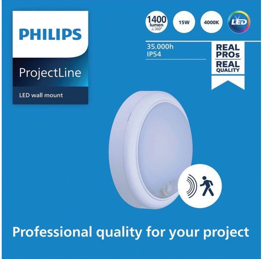 Philips Projectline Wallmount rnd 1400 4000K Sen | Billig