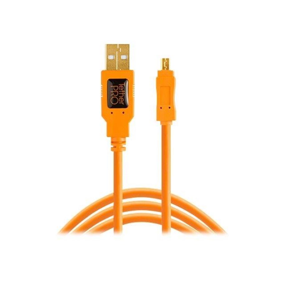 Tether Tools TetherPro - USB cable - USB to 8 pin mini-USB - 4.6 m