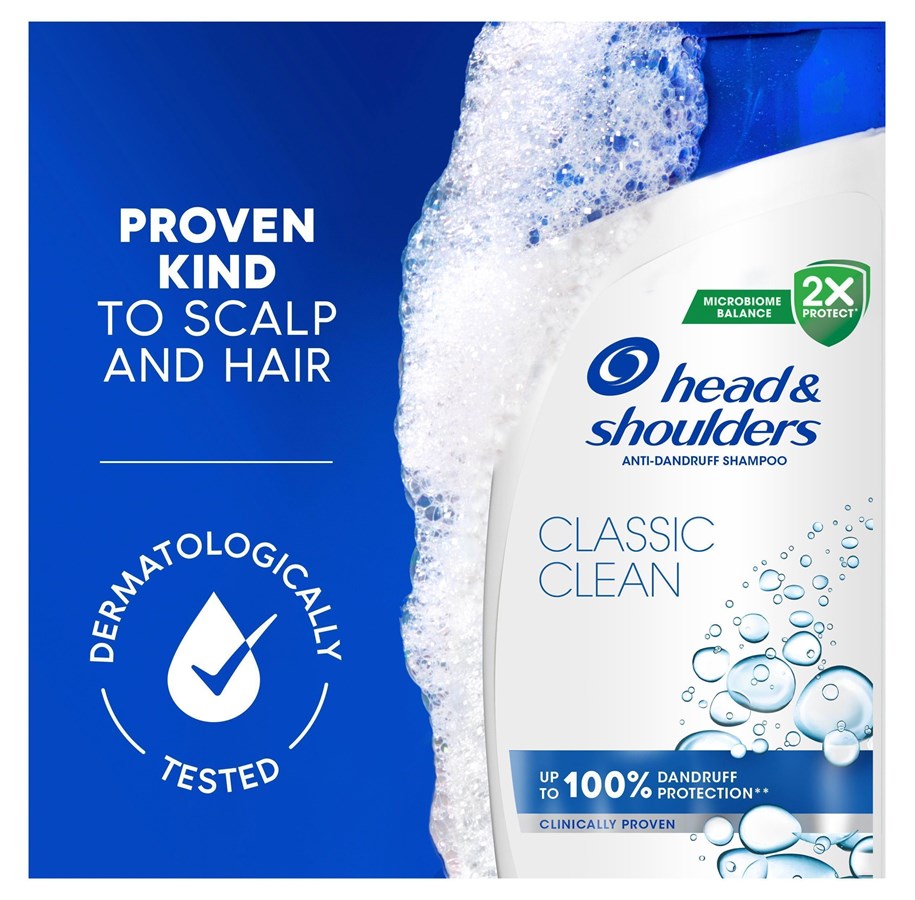 HEAD&SHOULDERS Shampoo Classic Clean - 500 ml | På lager | Billig