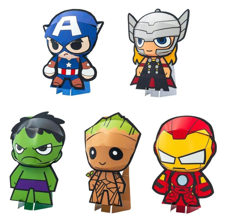 Canenco Fold your own Marvel 3D Figure Cardboard | Billig