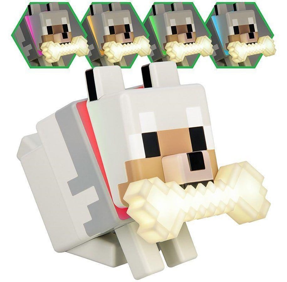 Paladone Minecraft Wolf GloBuddies Light | På lager | Billig