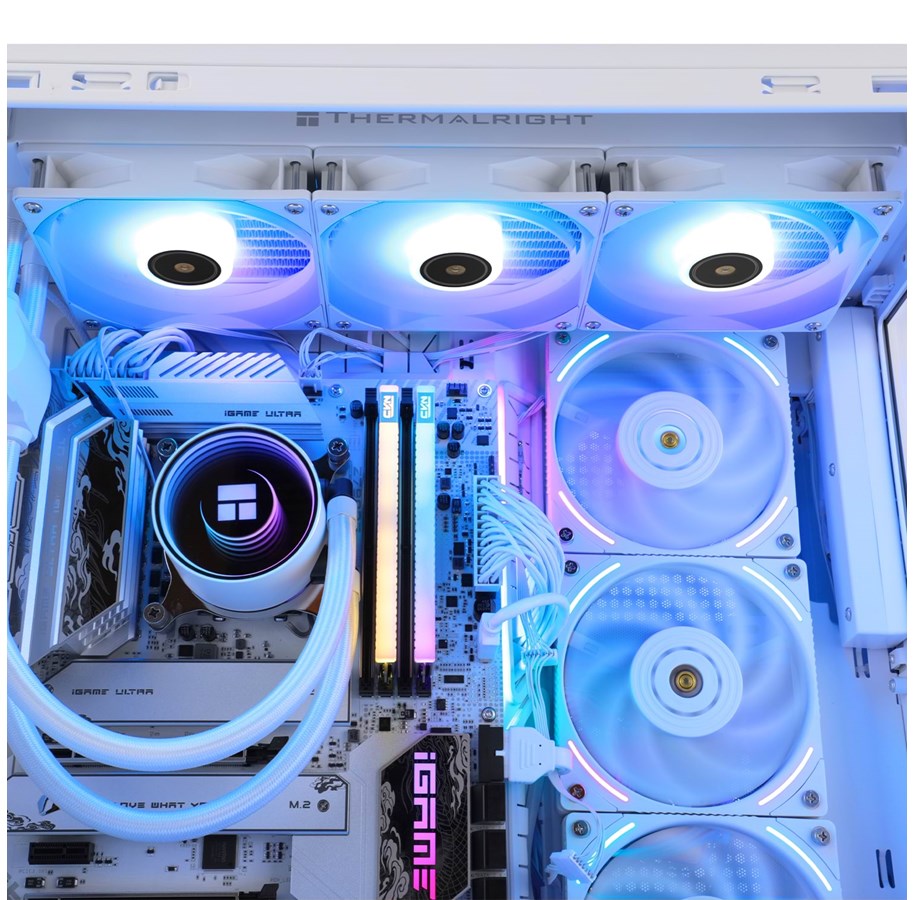 Thermalright Frozen Notte V2 360 White ARGB - AIO. - CPU Vandkøling ...