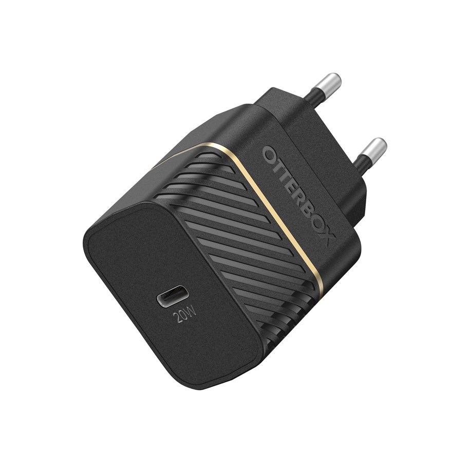 OtterBox EU Wall Charger 20W - 1X USB-C 20W USB-PD Black - ProPack