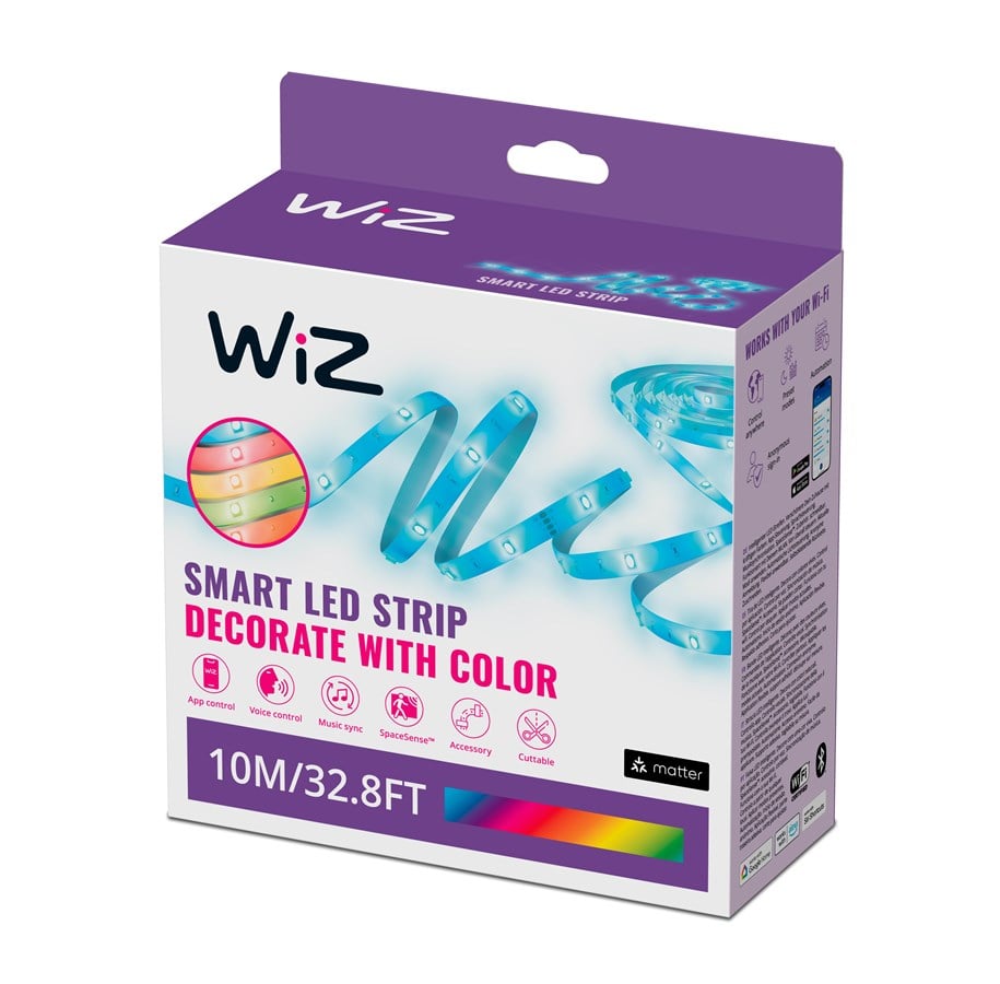 WiZ RGB LED strip 10m Type-C | På lager | Billig