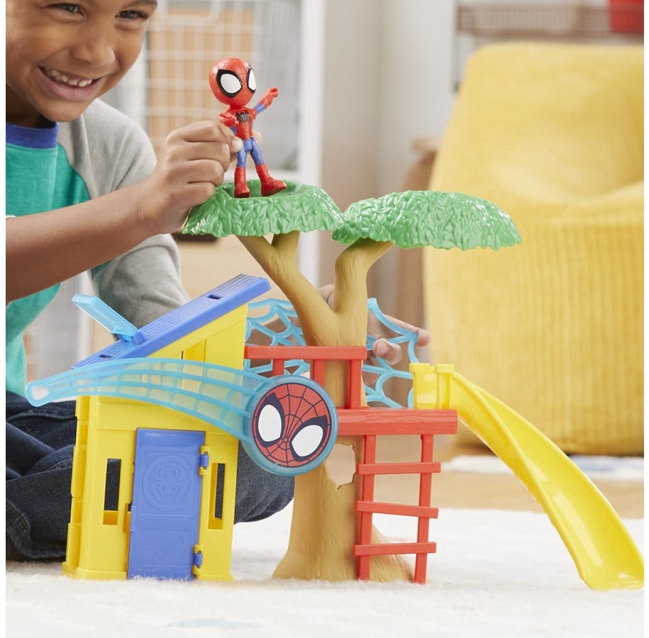 Spidey and His Amazing Friends Marvel Spidey Playground Playset with 10 ...