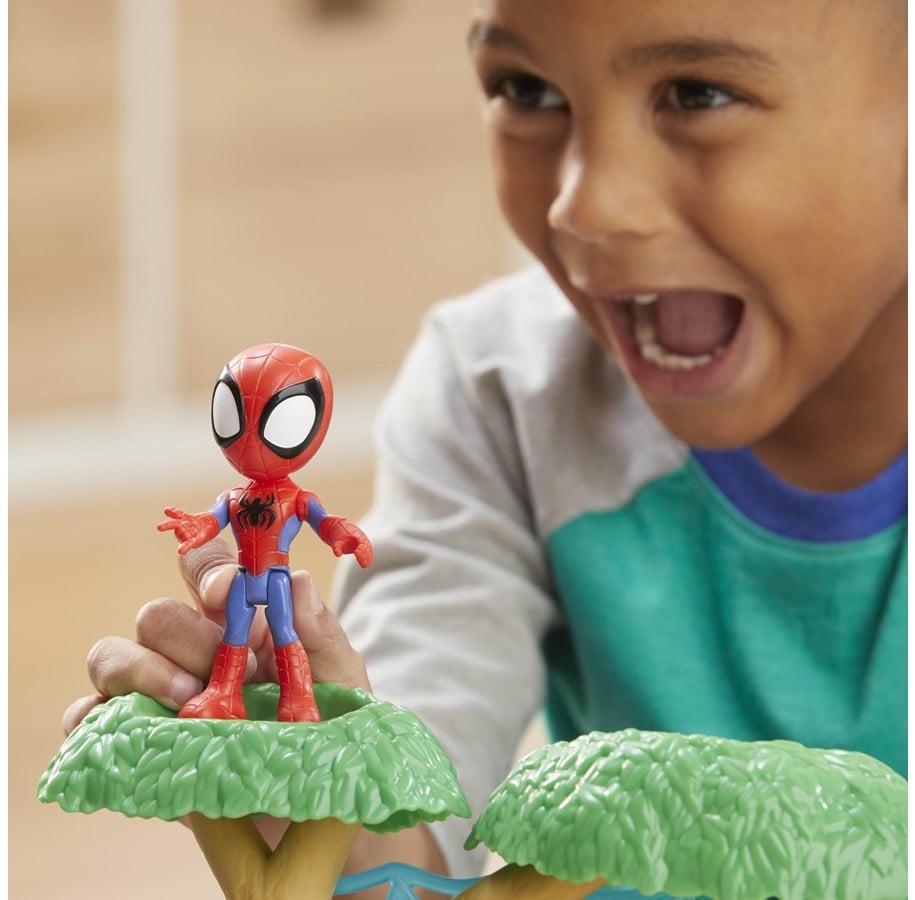Spidey and His Amazing Friends Marvel Spidey Playground Playset with 10 ...