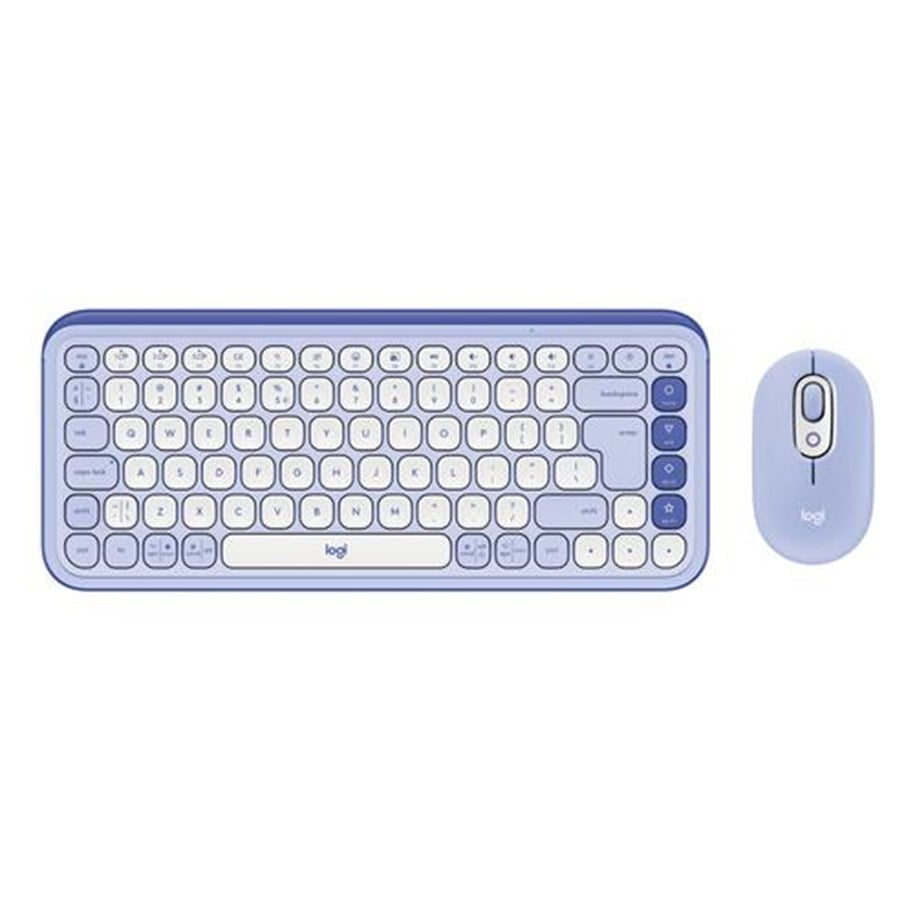 Logitech POP Icon Combo - Tastatur & Mus sæt - Universal - Hvid
