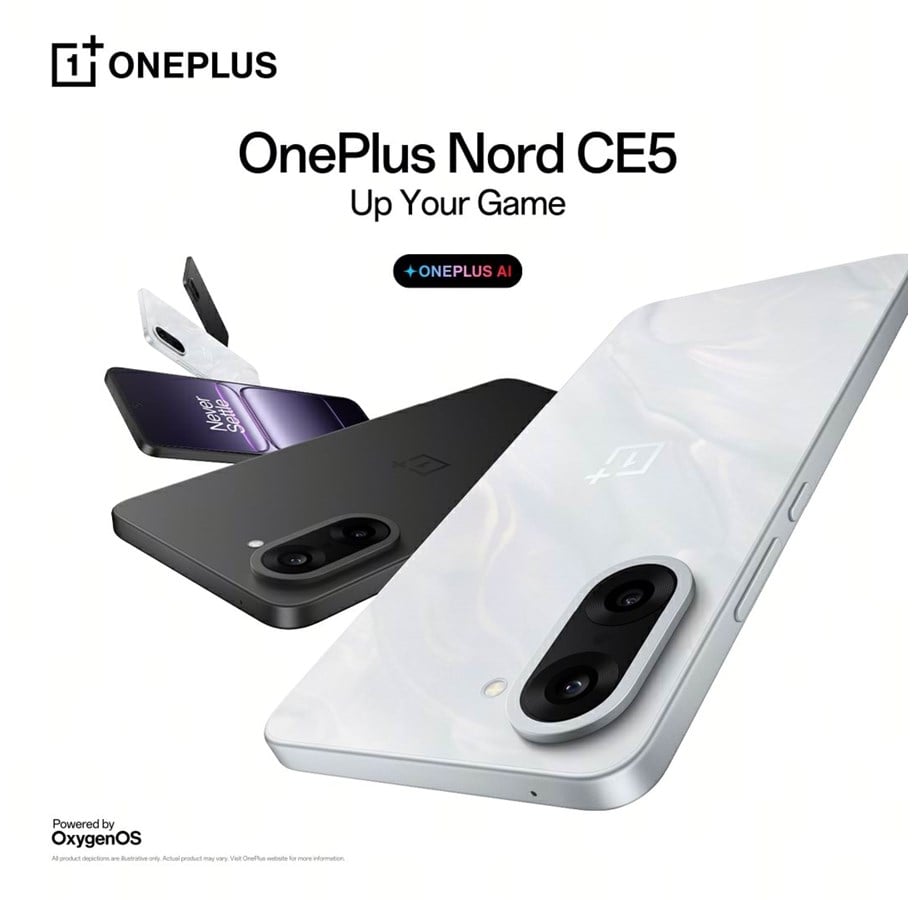OnePlus Nord CE5 128GB/8GB - Marble Mist | På lager | Billig