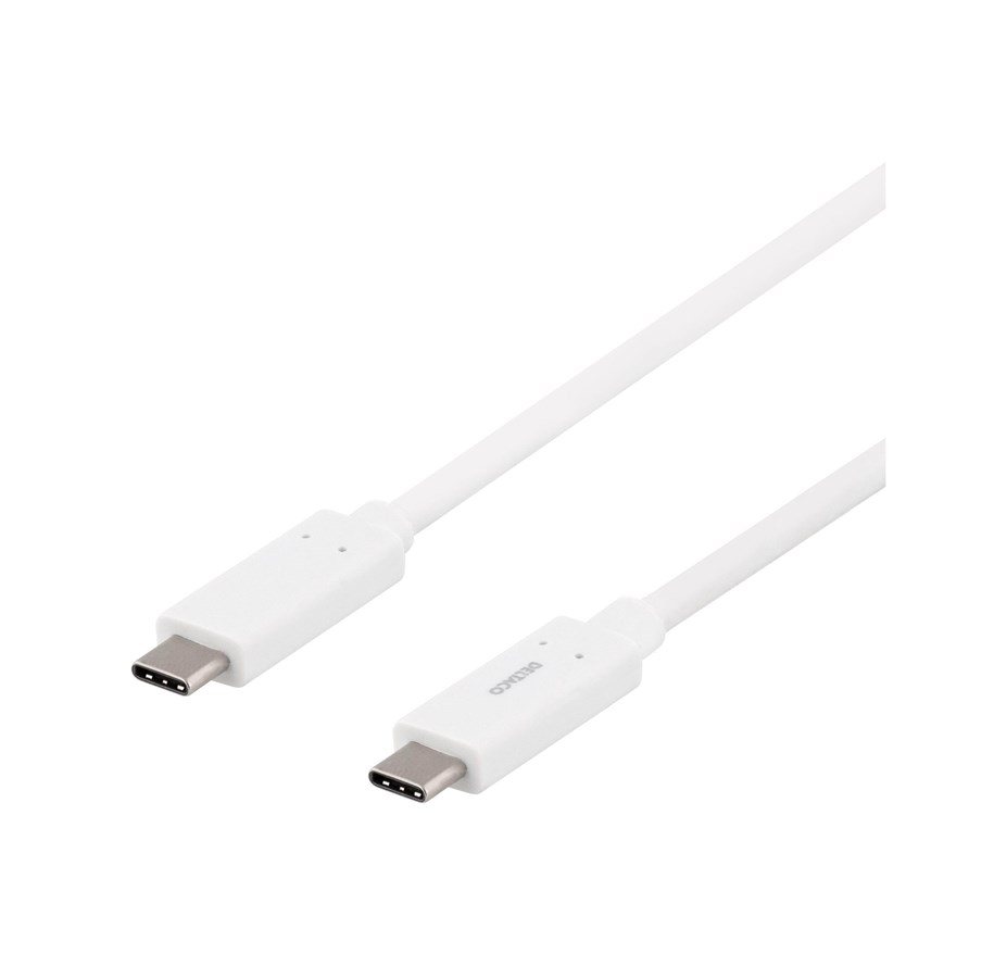 Deltaco USBC-1126M - USB-C cable - 24 pin USB-C to 24 pin USB-C - 50 cm