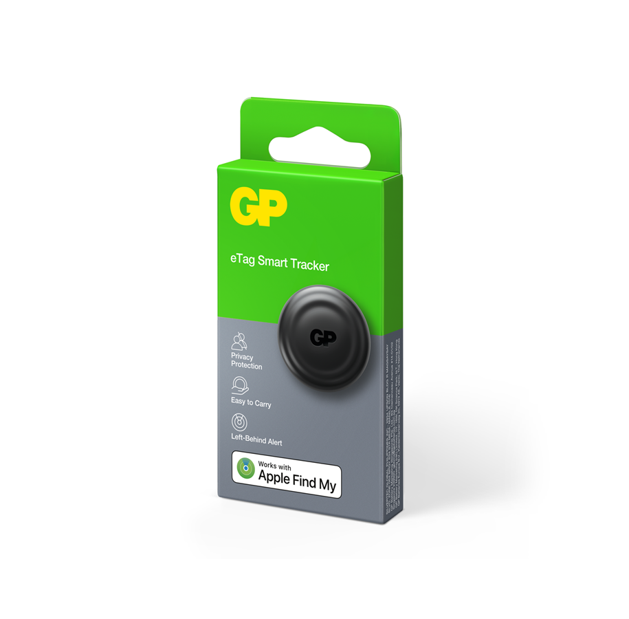 GP eTag Smart Tracker, sort ,1-pak | På lager | Billig