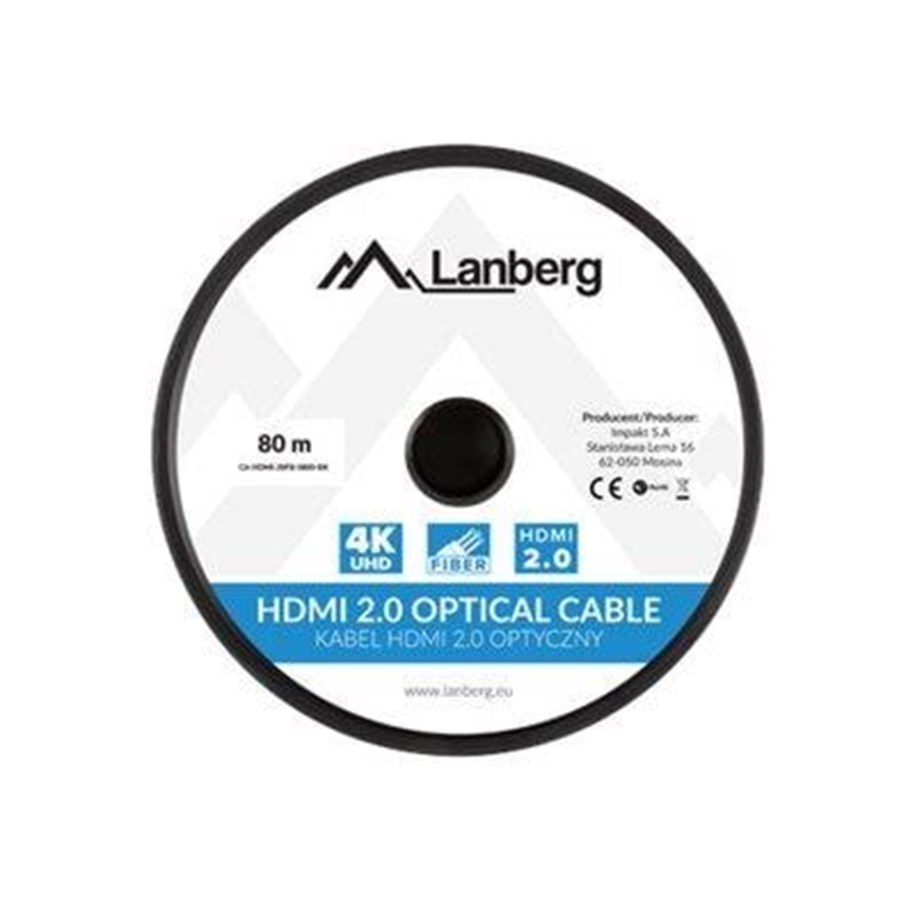 Lanberg HDMI cable with Ethernet - 80 m | Billig