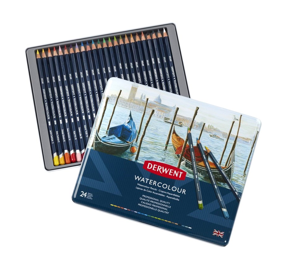 Derwent Watercolour Collection 24 Tin | Billig