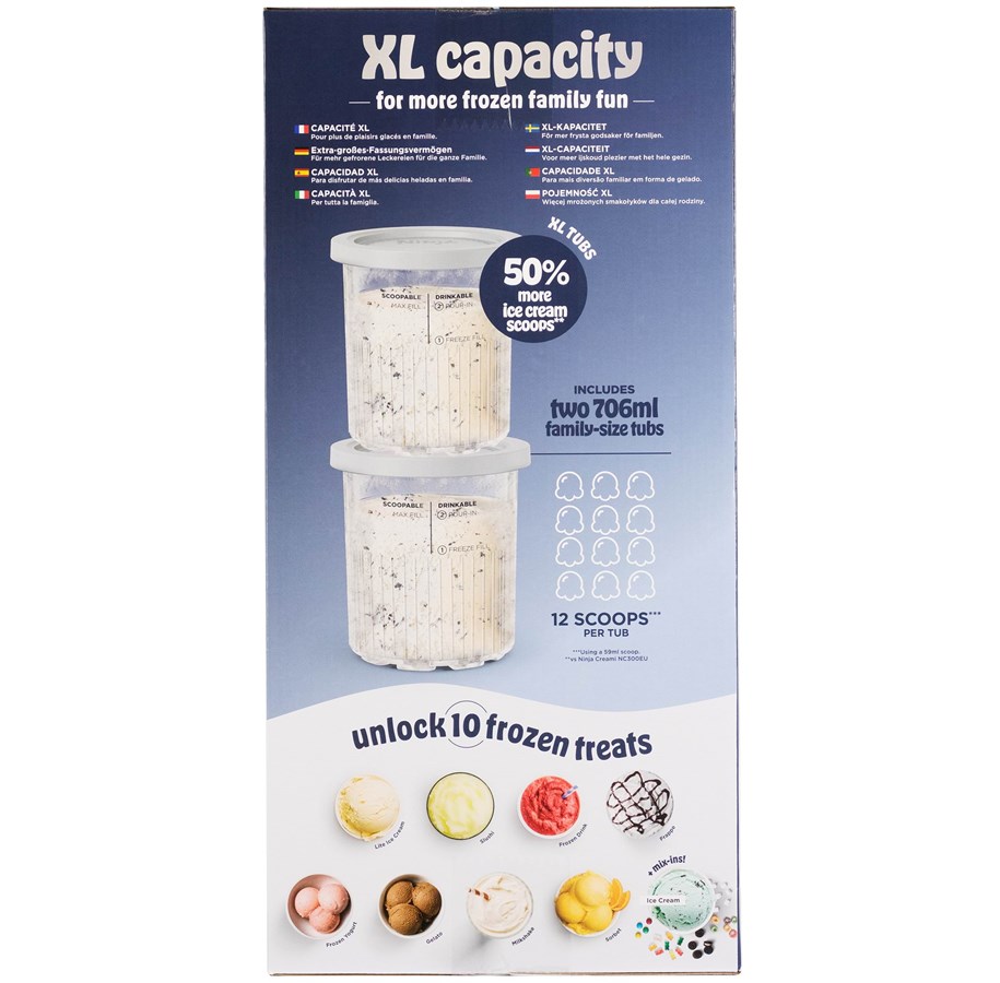 Ninja Ismaskine Creami Deluxe NC502EU - Black / Silver | På lager