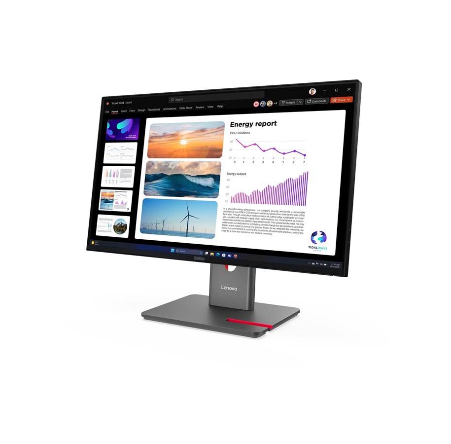 24" Lenovo ThinkVision P24Q-40 - 2560x1440 (QHD) - 120Hz - IPS
