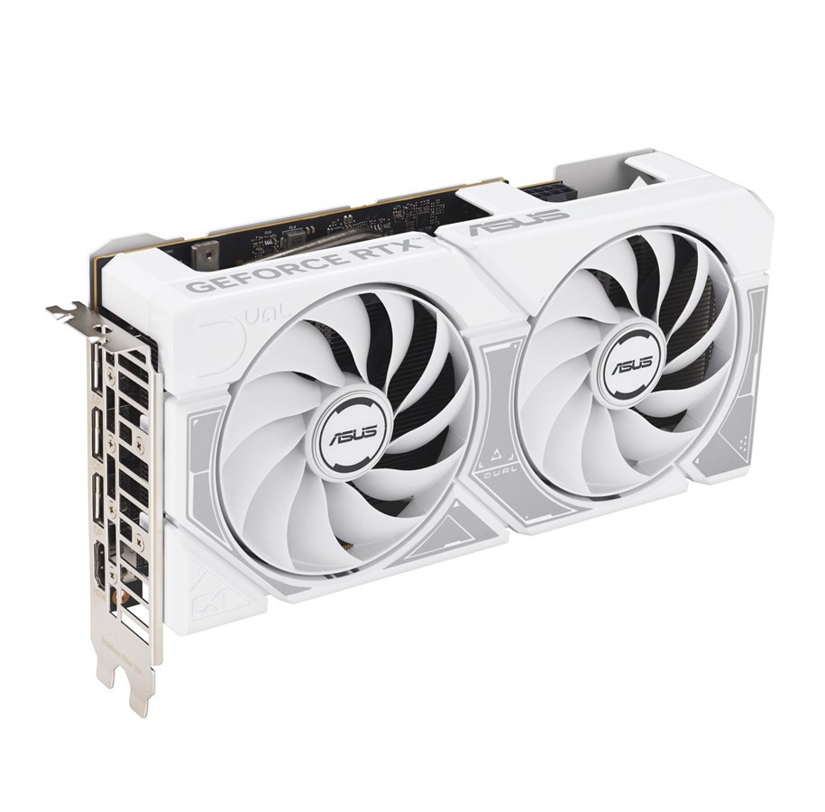 ASUS GeForce RTX 5060 DUAL OC White - 8GB GDDR7 RAM - Grafikkort