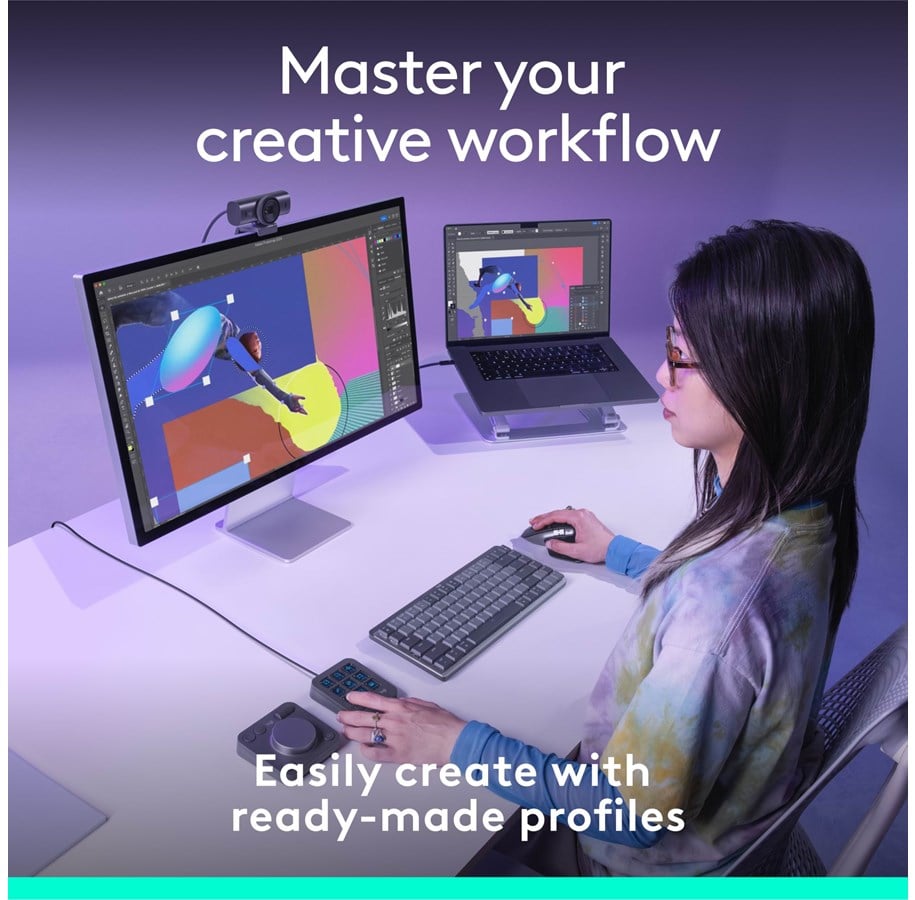 Logitech MX Creative Console - Graphite | På lager | Billig